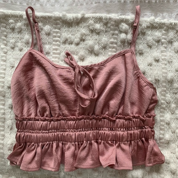Cotton Candy | Tops | Cotton Candy La Pink Crop Top | Poshmark